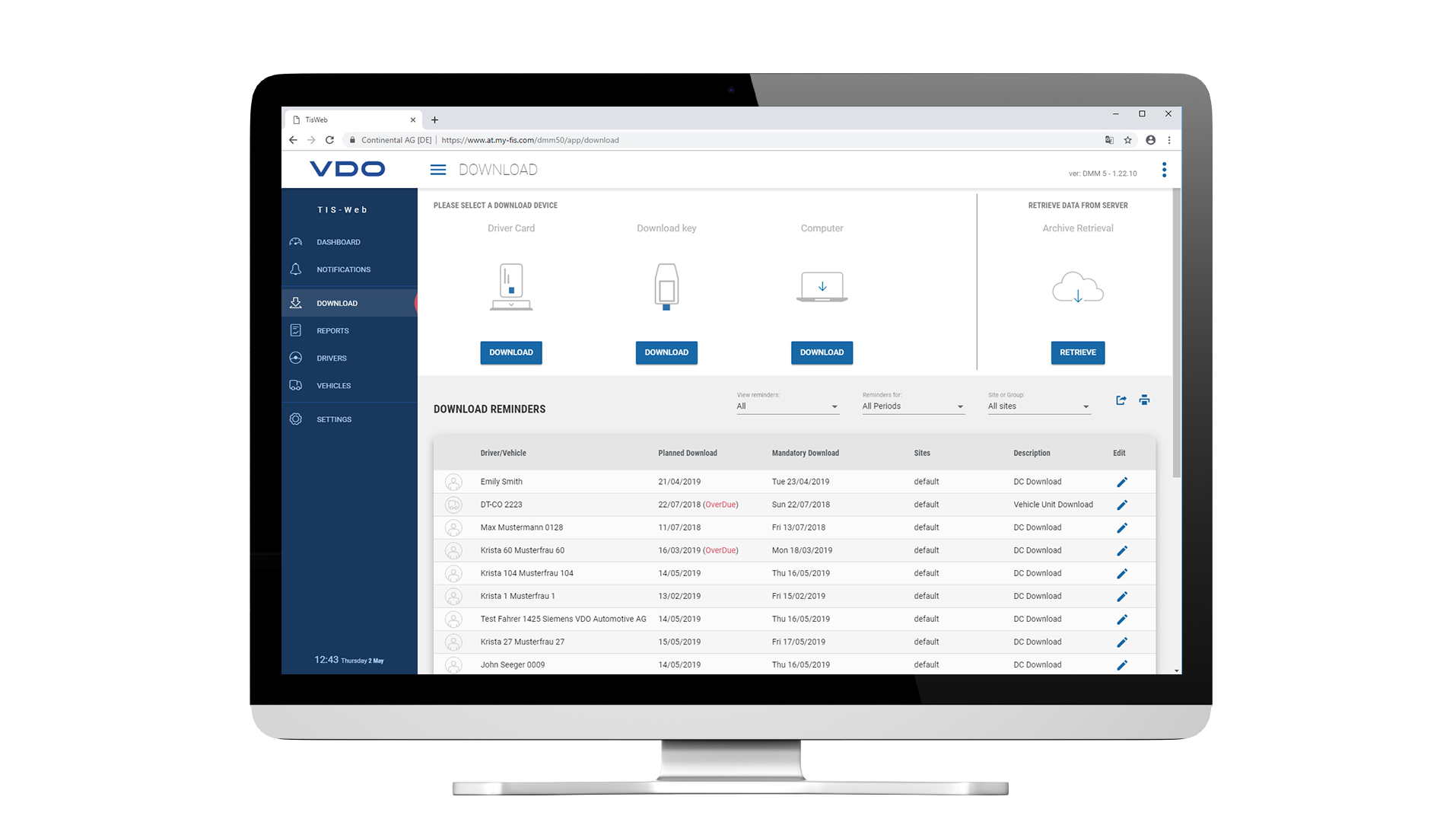 VDO SmartTerminal : l’archivage légal 24h/24